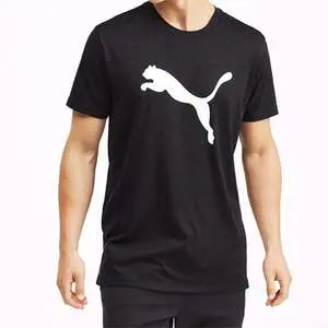 PUMA Logo Printed Short Sleeve Tee