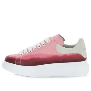 Alexander McQueen Alexander McQueen Oversized Dip-Dyed Sneakers Pink/white