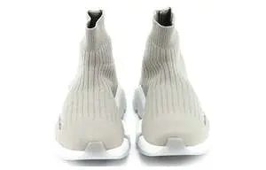 Balenciaga Speed 2.0 Rib-knit Trainers - Grey/white