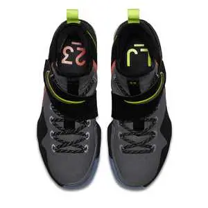 Nike Lebron 14 'out Of Nowhere' Athletic Sneakers - Black/volt/cool Grey