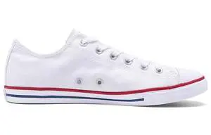 CONVERSE Chuck Taylor All Star Low Top Sneakers - White/red