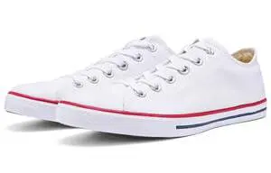 CONVERSE Chuck Taylor All Star Low Top Sneakers - White/red