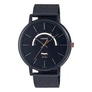 Casio Dress Series Quartz Stainless Steel Strap Watch 43mm - Black