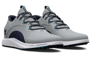 Under Armour Charged Draw 2 Spikeless Golf Shoes - Mod Grey/midnight Navy