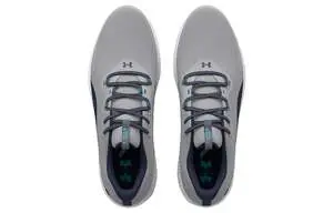 Under Armour Charged Draw 2 Spikeless Golf Shoes - Mod Grey/midnight Navy