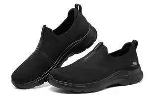 Sketchers Go Walk 6 Slip-on Sneakers - Black