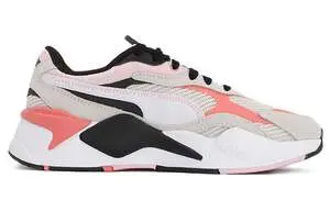 PUMA Rs-x3 Twill Air Mesh Sneakers - Gray/pink