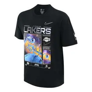 Nike Los Angeles Lakers Courtside T-shirt - Black/multi-color