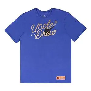 Nike Ki Tee Uncle Drew Kyrie Irving Large Black Basketball - Blue
