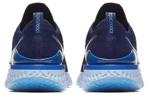 Nike Epic React Flyknit 2 Athletic Sneakers - Blue Void-indigo Force-black