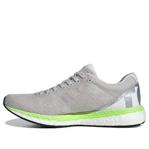 Adidas Adizero Boston 8 Athletic Sneakers - Grey/white/green