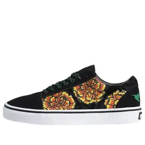VANS Old Skool Dia De Los Muertos Sneakers - Black/yellow/orange