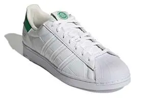Adidas Superstar Athletic Sneakers - White/green
