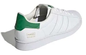 Adidas Superstar Athletic Sneakers - White/green