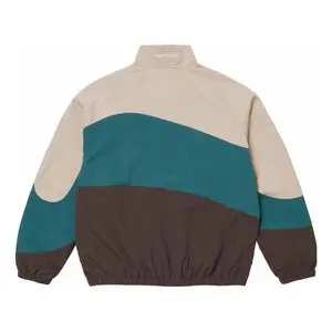 Supreme Track Jacket - Tan/black/blue