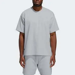 Adidas X Pharrell Basics Short-sleeved Embroidered T-shirt 'grey - Light Gray