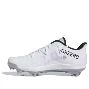 Adidas Adizero Afterburner Athletic Cleats - Cloud White/core Black/silver Metallic