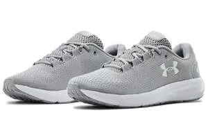 Under Armour Charged Pursuit 2 Athletic Sneakers - Gray/white