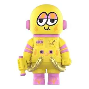 POP MART Mega Space Molly 400% Jon Burgerman Space Cadets 'chick Chick - Multi-color