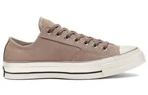 CONVERSE Chuck 1970s Leather Low Top Sneakers - Brown