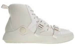 PUMA Abyss Han Beige High Top Sneakers With Buckled Straps