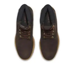 Timberland Premium 6 Inch Waterproof Nubuck Boots - Brown/black