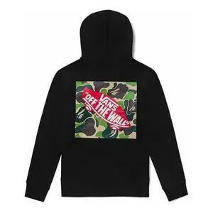 VANS X Bape Camo Pullover Hoodie - Black