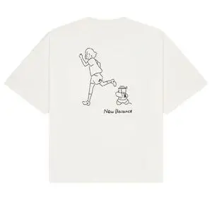 NEW BALANCE Graphic T-shirt - White