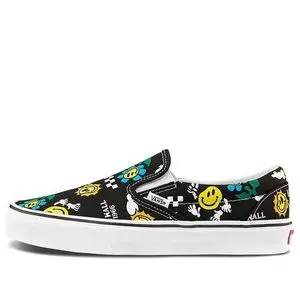VANS Classic Slip-on "better Day" Casual Sneakers - Black/yellow
