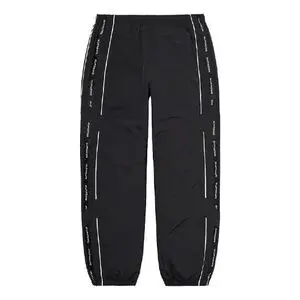Supreme Cross Paneled Track Pants 'black White