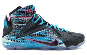 Nike Lebron 12 '23 Chromosomes' Basketball Sneaker - Black/blue