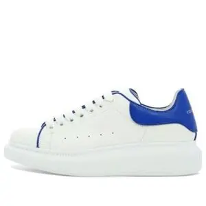 Alexander McQueen Alexander McQueen Oversized Leather Sneakers White/blue