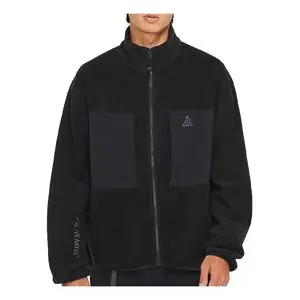 Nike Polartec Wolf Tree Fleece Jacket - Black