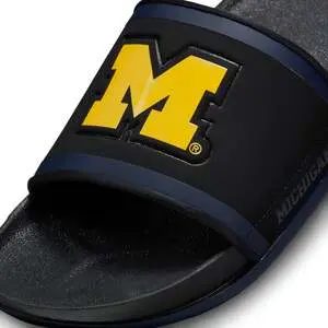 Nike Offcourt Slide 'michigan - Black/college Navy/amarillo