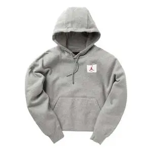JORDAN Air Fleece Pullover Hoodie - Grey
