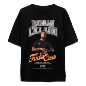 KICKS CREW X Damian Lillard 'hong Kong Dame Time 001' T-shirt - Black