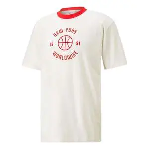 PUMA X Rhuigi Graphic T-shirt 'white Red - White/red