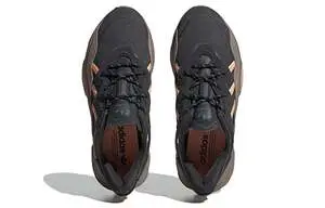 Adidas Originals Ozweego Lace Up Sneakers - Black/brown/orange