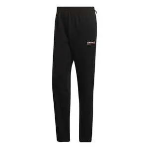Adidas Originals Solid Color Loose Sports Pants/trousers/joggers Black - Multi-color