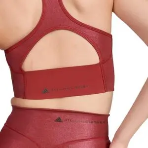 Adidas By Stella Mccartney Shiny Training Crop Top