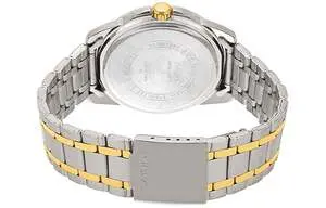 Casio Analog Two-tone Stainless Steel Watch - Silver/gold/black