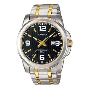 Casio Casio Analog Two-Tone Stainless Steel Watch Silver/gold/black