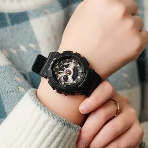 Casio Baby-g Ba-110rg-1a Shock Resistant Watch - Black