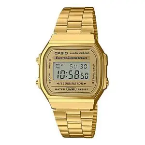 Casio Digital Cube Watch Tone Stainless Steel