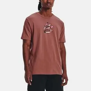Under Armour Curry Comic Fill Short Sleeve T-shirt 'red Fusion