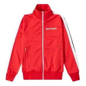 Palm Angels Classic Track Jacket - Red/white