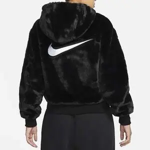Nike Essentials Faux Fur Zip-up Jacket