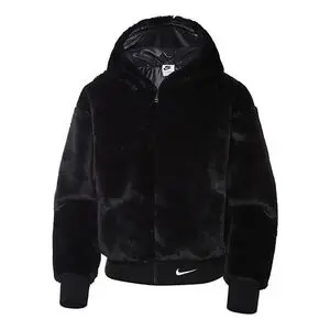 Nike Essentials Faux Fur Zip-up Jacket