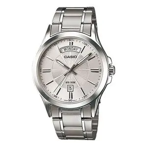 Casio Stainless Steel Quartz Watch - White