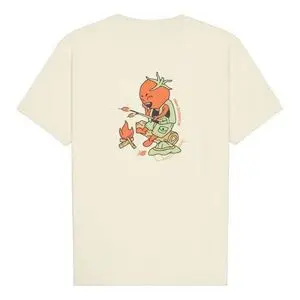 NEW BALANCE Back Print Graphic T-shirt Asia Sizing - Beige
